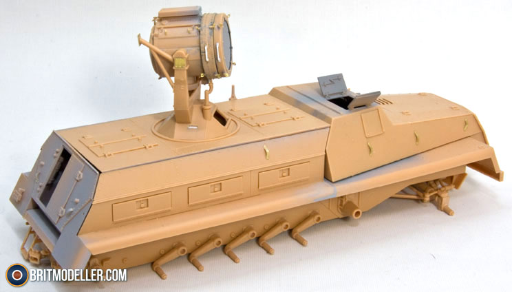 sWS 60cm Infrared Searchlight Carrier "UHU" (1:35 GWH) - Work in ...