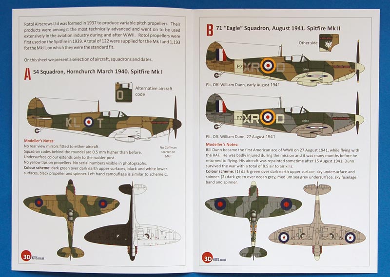 Rotol Spitfires Mk.I & II - Aftermarket (updates/conversions ...