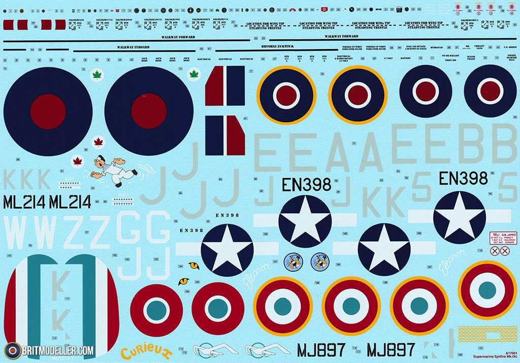 Airfix's new 1/24 Spitfire IXc - Missing Muscat? - Aircraft WWII ...
