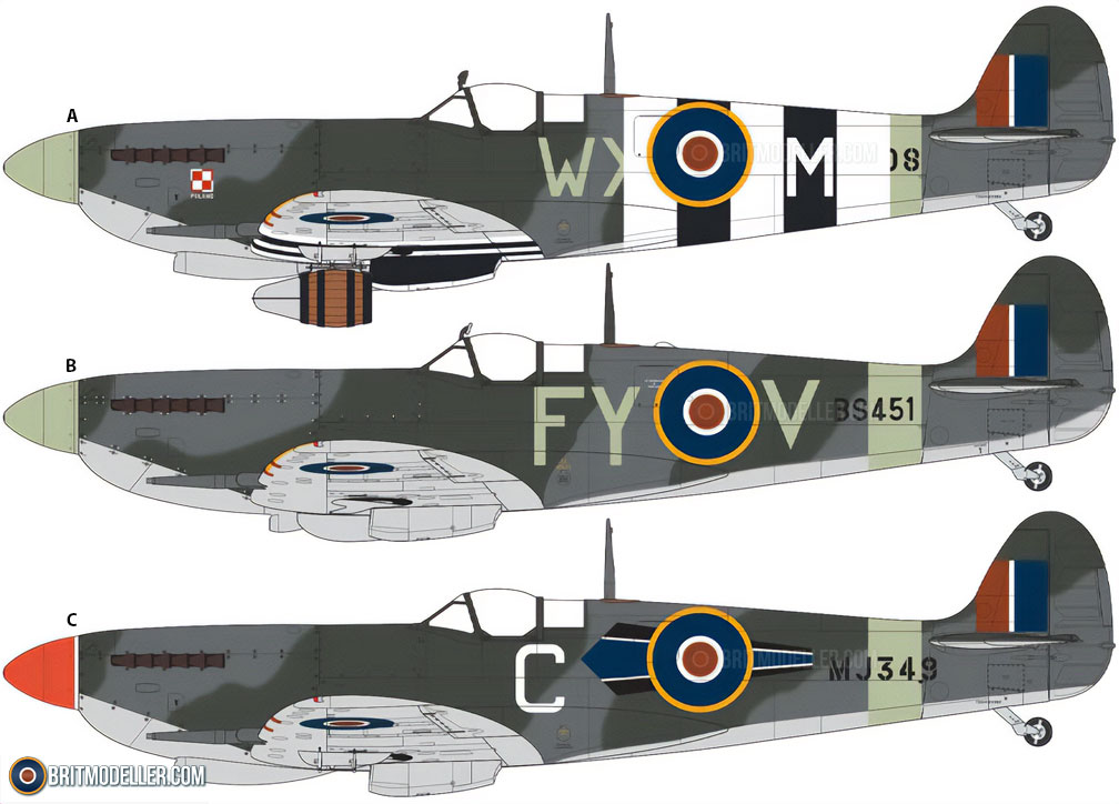 Supermarine Spitfire Mk.IXc – Flying Dray (A17001A) 1:24 - Kits ...
