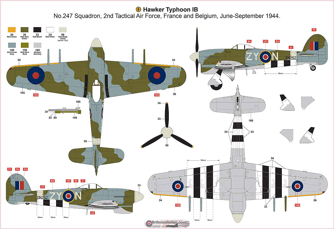 Hawker Typhoon Mk.Ib 1:24 - Kits - Britmodeller.com