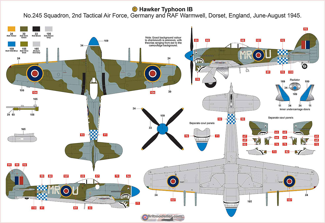 Hawker Typhoon Mk.Ib 1:24 - Kits - Britmodeller.com