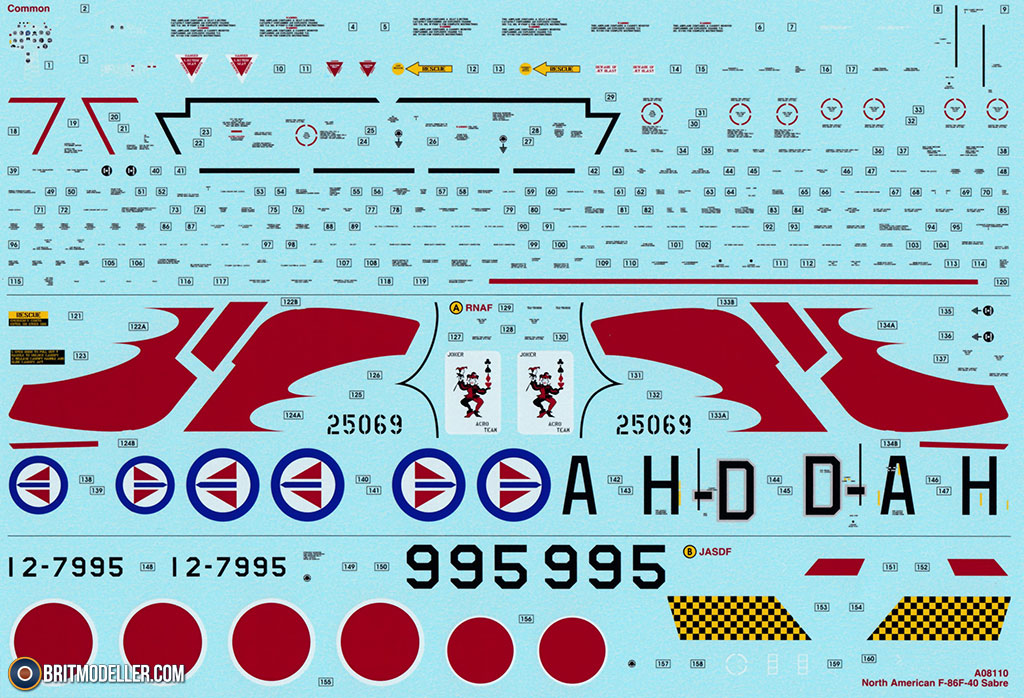 North American F-86F-40 Sabre (A08110) 1:48 - Kits - Britmodeller.com