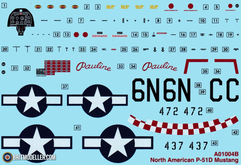 North American P-51D Mustang (A01004B) 1:72 - Kits - Britmodeller.com
