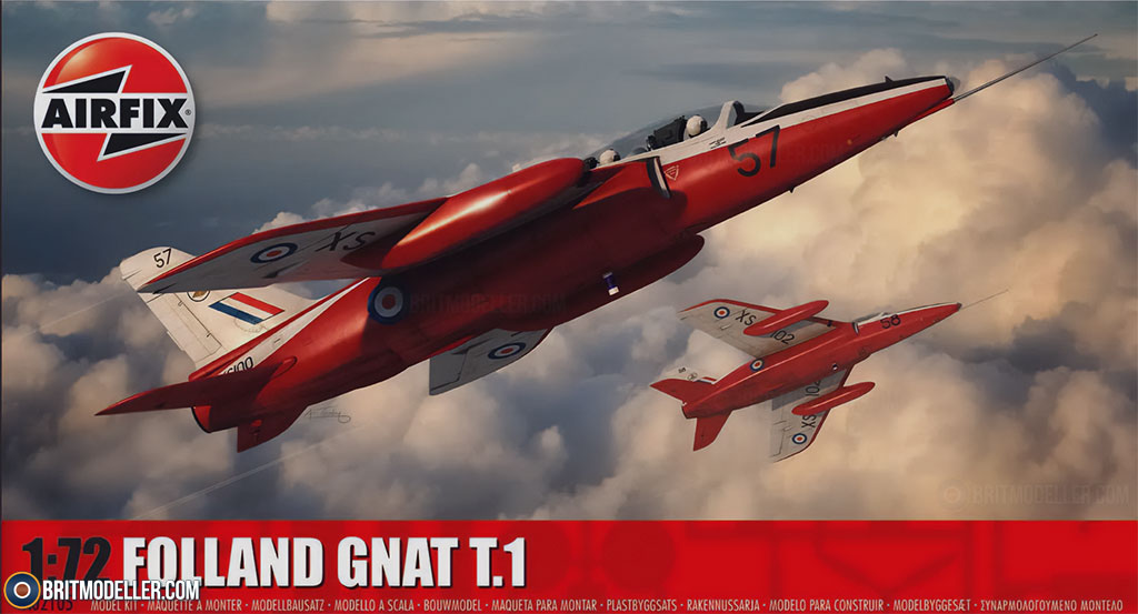 Folland Gnat T.1 (A02105) 1:72 - Kits - Britmodeller.com