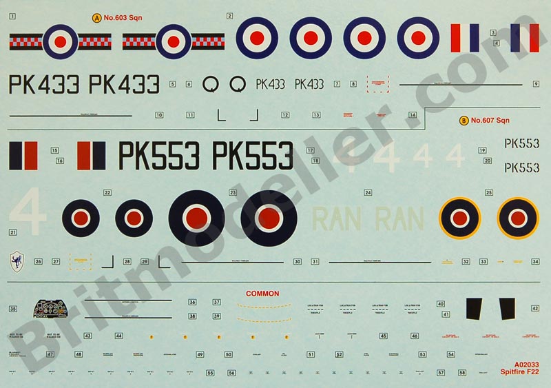 Supermarine Spitfire F Mk.22 - Kits - Britmodeller.com