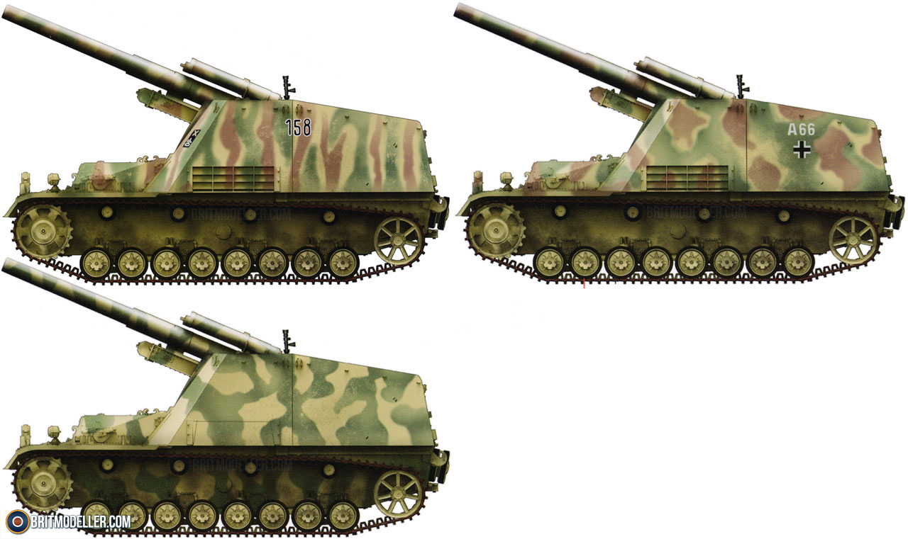 Hummel Early Production (BT-032) 1:35 15cm s.FH 18/1 Hummel Sd.Kfz.165 ...