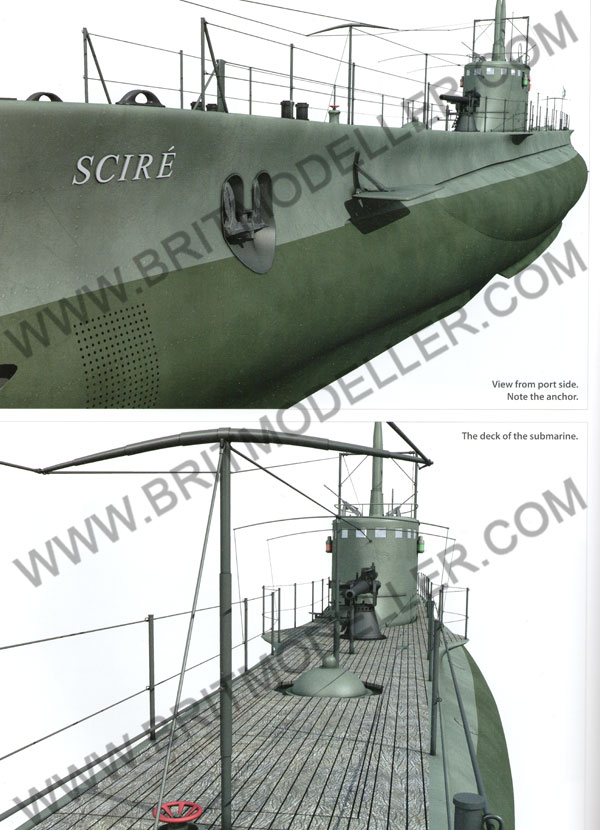 Italian Submarine Scire’. Super Drawings in 3D - Reference Material ...
