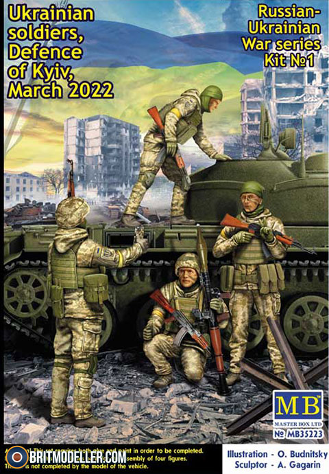 Ukranian Soldiers, Defence of Kyiv, March 2022 (MB35223) 1:35 - Diorama ...