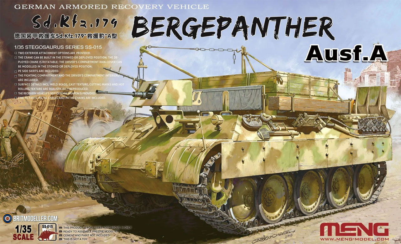 Sd.Kfz.174 Bergpanther Ausf.A (SS-015) - 1:35 Meng Model via Creative ...