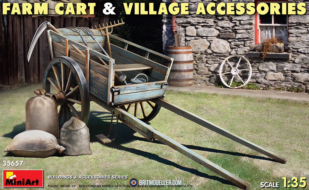 Farm Cart & Village Accessories (35657) 1:35 - Diorama & Accessory ...
