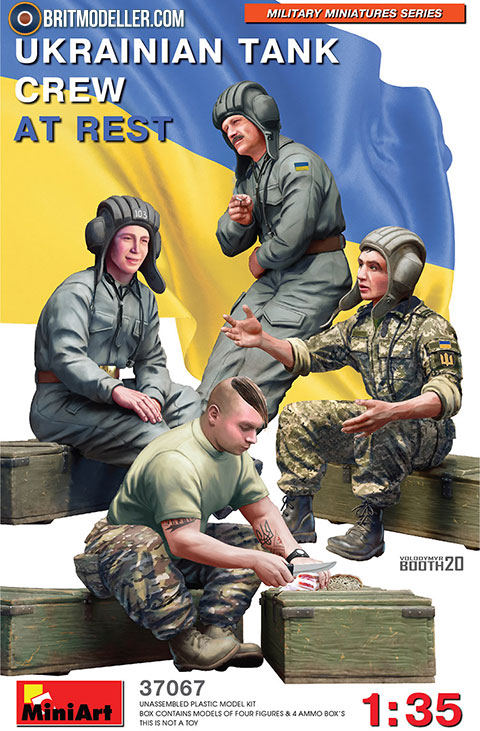 Ukrainian Tank Crew at Rest (37067) 1:35 - Diorama, Accessories ...