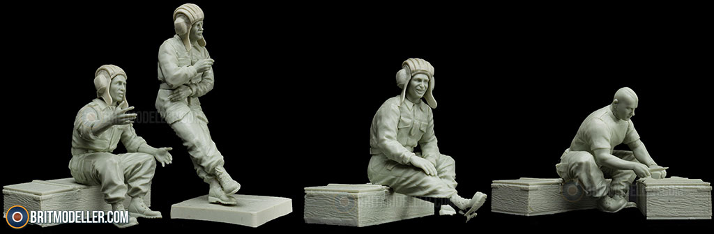 Ukrainian Tank Crew at Rest (37067) 1:35 - Diorama, Accessories ...