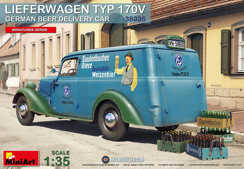 Lieferwagen Typ 170V German Beer Delivery Car (38035) 1:35 - Vehicle ...