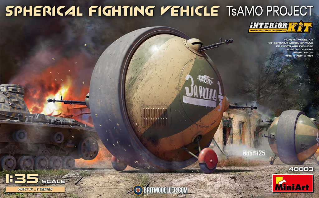 Spherical Fighting Vehicle TsAMO Project Interior Kit (40003) 1:35 ...