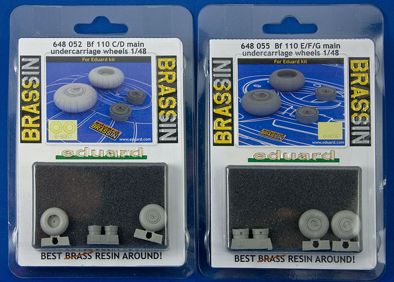 Bf.110C/D and E/F/G Mainwheels (for Eduard) - Aftermarket (updates ...