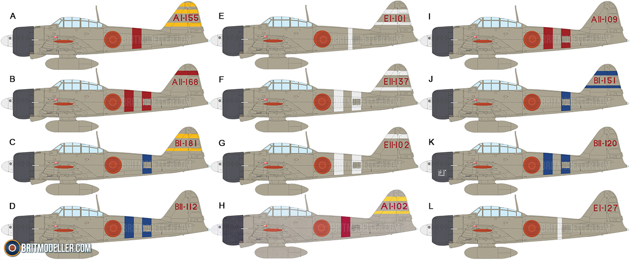 Tora Tora Tora! (11155) 1:48 A6M2 Zero Type 21 Dual Combo - Kits ...
