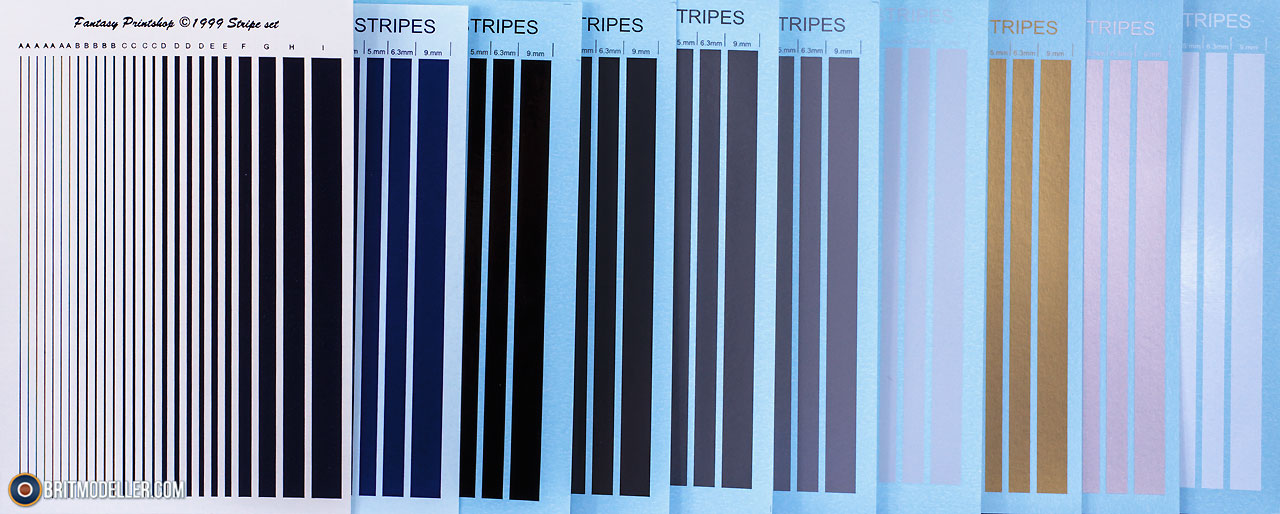 Decal Stripes (Various widths and colours) - Decals & Masks ...