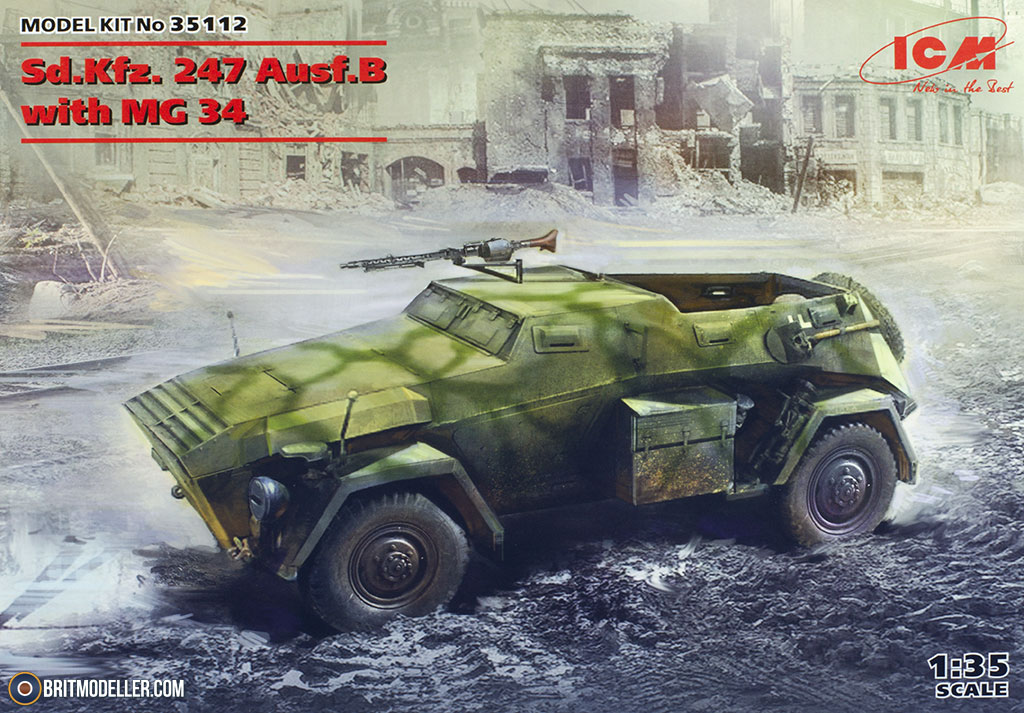 Sd.Kfz.247 Ausf.B with MG34 (35112) 1:35 - Kits - Britmodeller.com