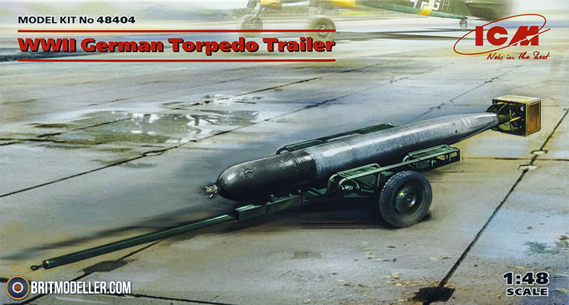 WWII German Torpedo Trailer (48404) 1:48 - Aftermarket (updates ...