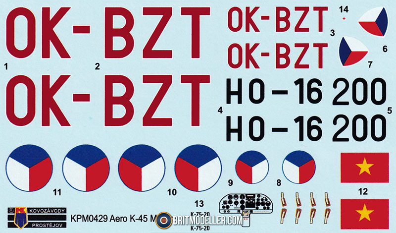 Aero K-75 Military (KPM0429) 1:72 - Kits - Britmodeller.com