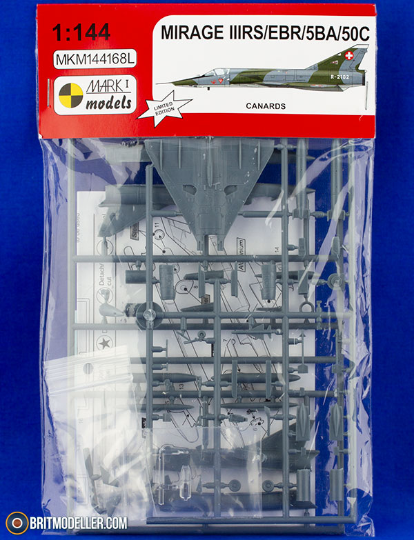 Mirage IIIRS/EBR/5BA/50C (MKM144168L) 1:144 - Kits - Britmodeller.com