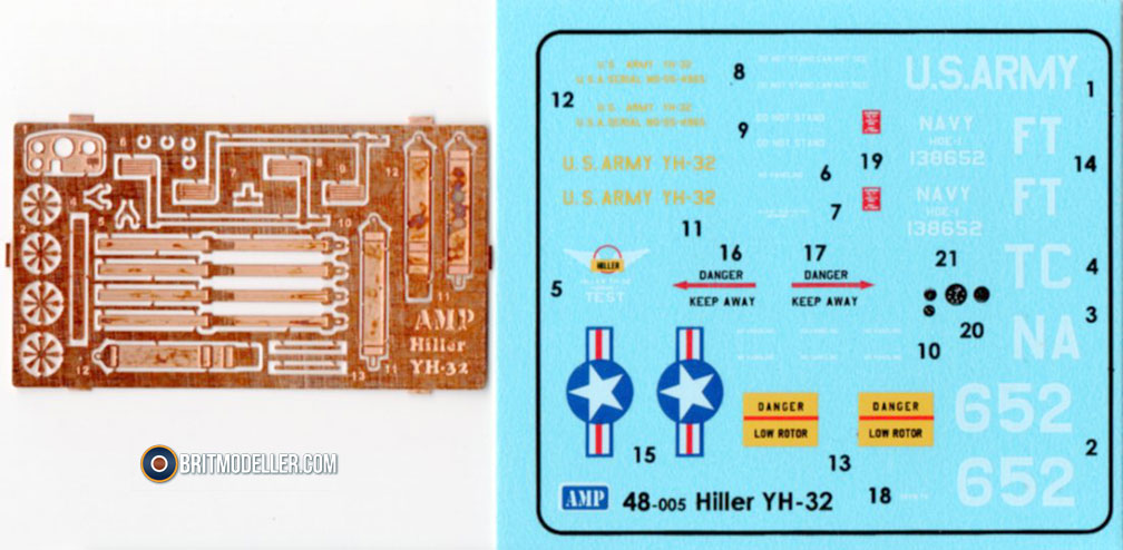 Hiller YH-32 Hornet (48005) - 1/48 AMP via Mikromir - Kits ...