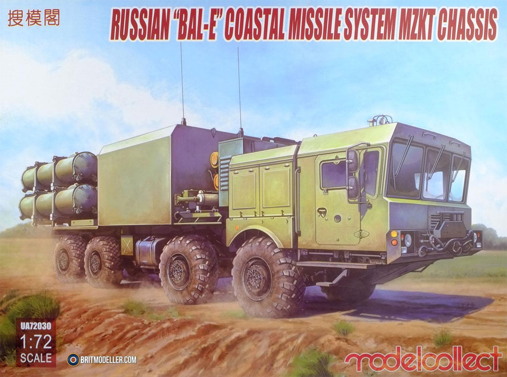 Russian "Bal-E" Coastal Missile System MZKT Chassis - 1:72 Modelcollect ...