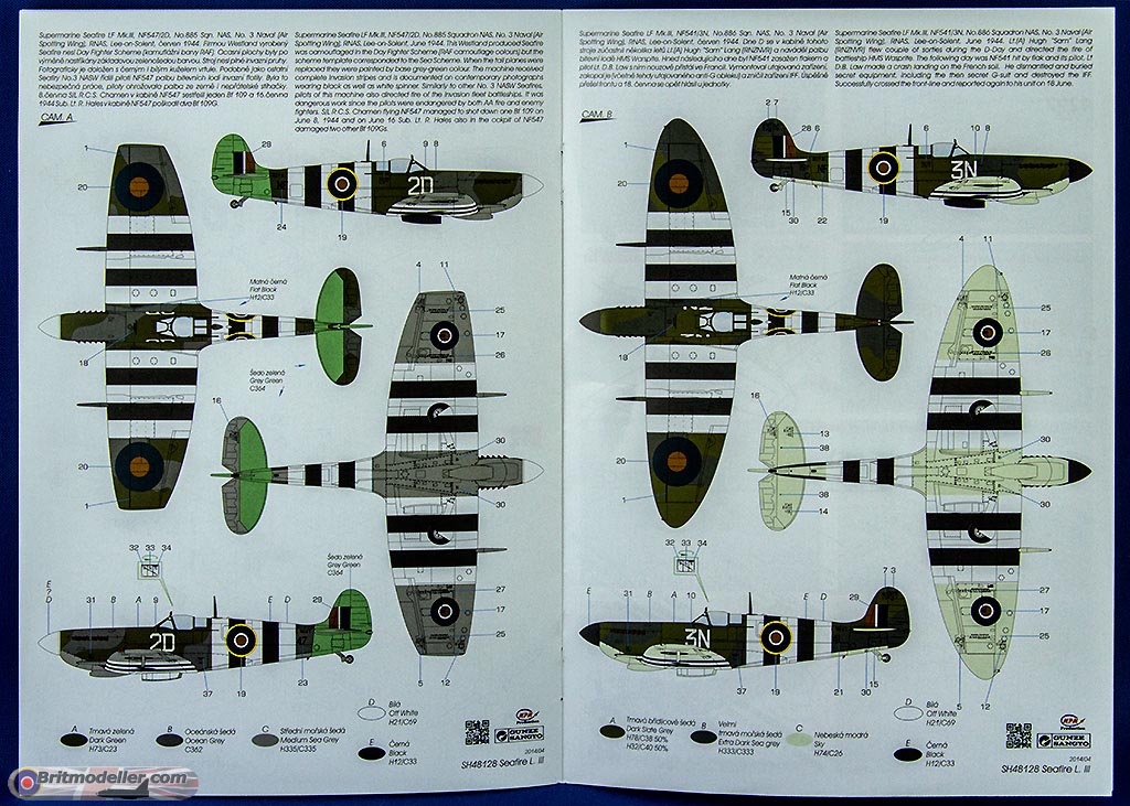 Special Hobby Supermarine Seafire Mk.III 1/48 Aéronavale, Irish Air ...