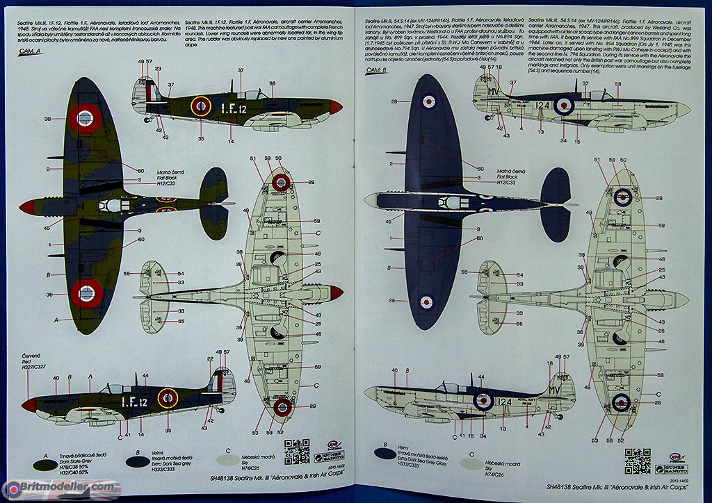 Special Hobby Supermarine Seafire Mk.III 1/48 Aéronavale, Irish Air ...