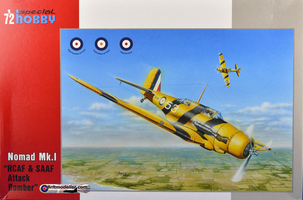 Nomad Mk.I "RCAF and SAAF Attack Bomber" - 1:72 Special Hobby - Kits ...