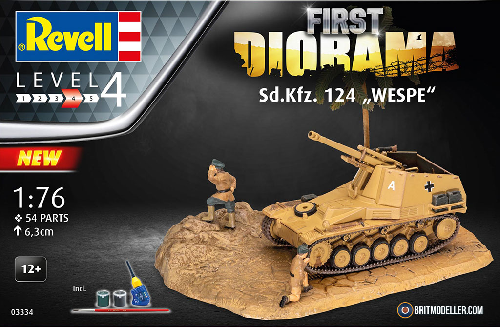 First Diorama - Sd.Kfz.124 "Wespe" (03334) 1:76 Carrera Revell - Kits ...