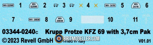 Krupp Protze Kfz.69 with 3.7cm PaK 36 (03344) 1:76 - Kits ...