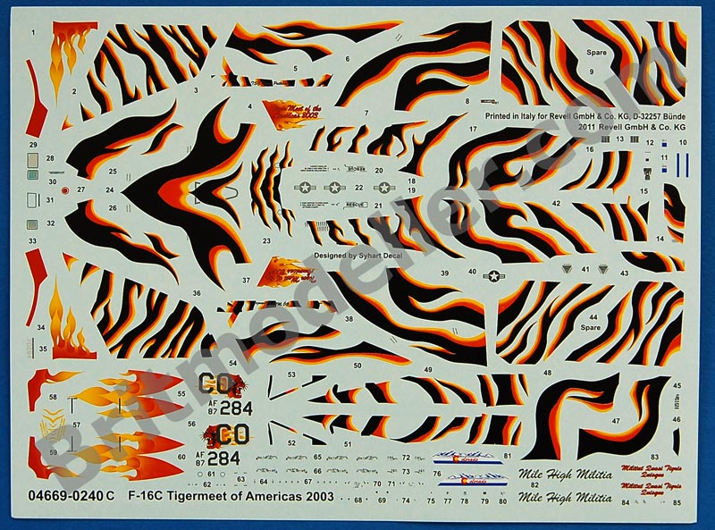 Lockheed Martin F-16C “Tigermeet 2003” - Kits - Britmodeller.com