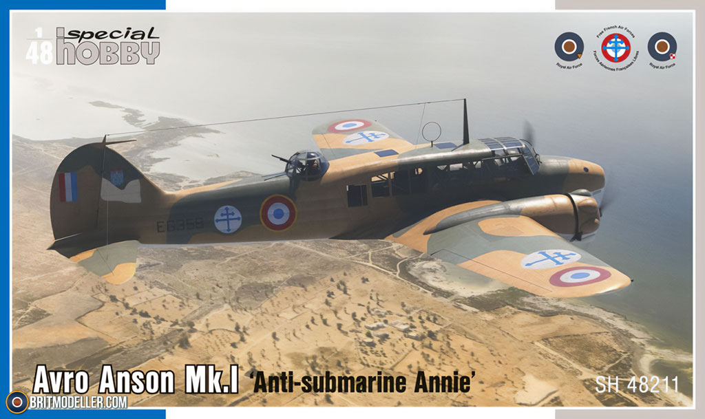 AVRO Anson Mk.I ‘Anti-Submarine Annie’ (SH48211) 1:48 - Kits ...