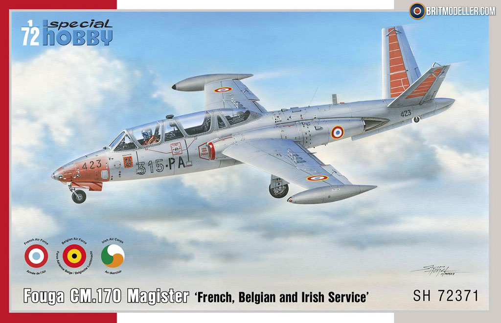 Fouga CM.170 Magister "French, Belgian & Irish Service" 1:72 Special ...