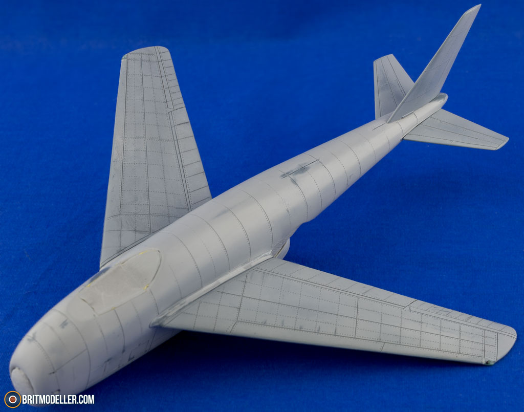RS Models Messerschmitt P.1101 Jet Fighter 1:48 - Work in Progress ...